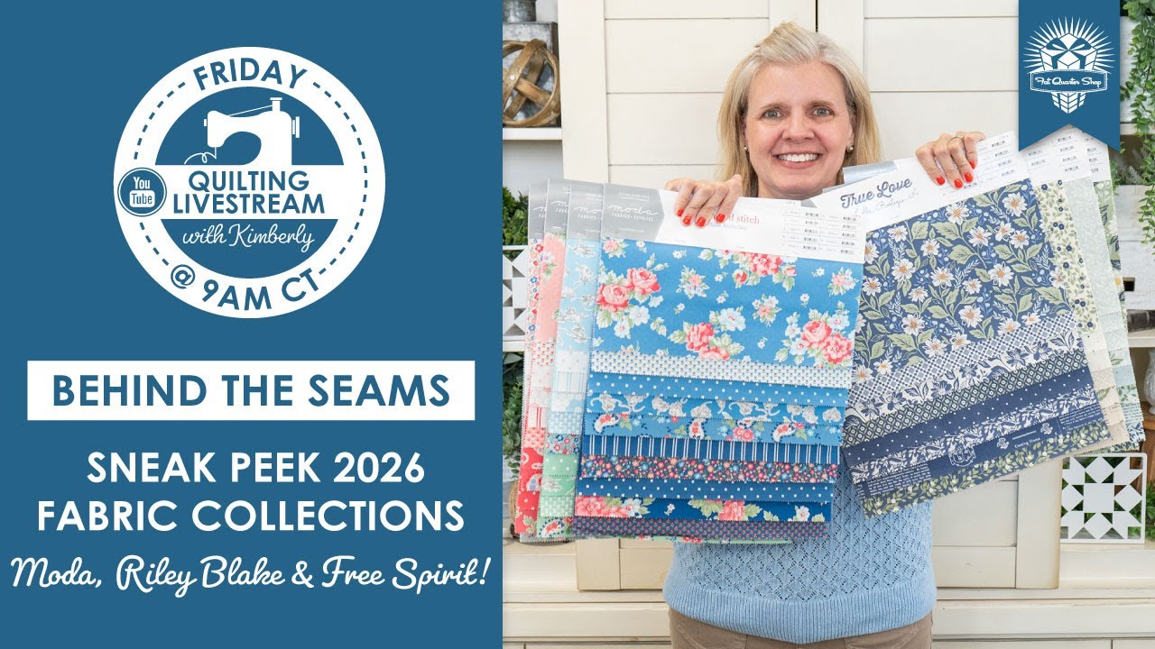 LIVE: Sneak Peek at Spring/Summer 2026 Fabric Collections! - Behind the ...