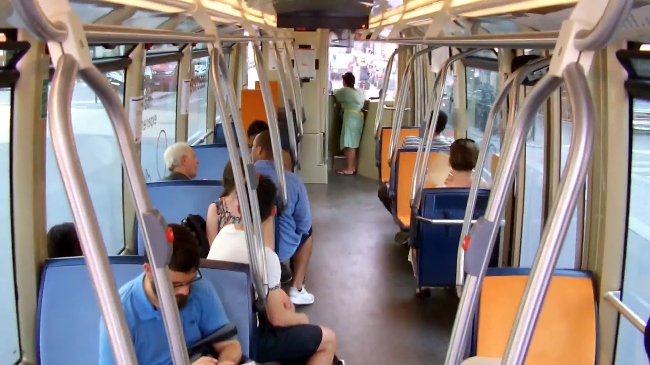 Voyage a bord du Alstom NTL Aptis en test sur la Ligne 21 Ratp hd - YouTube