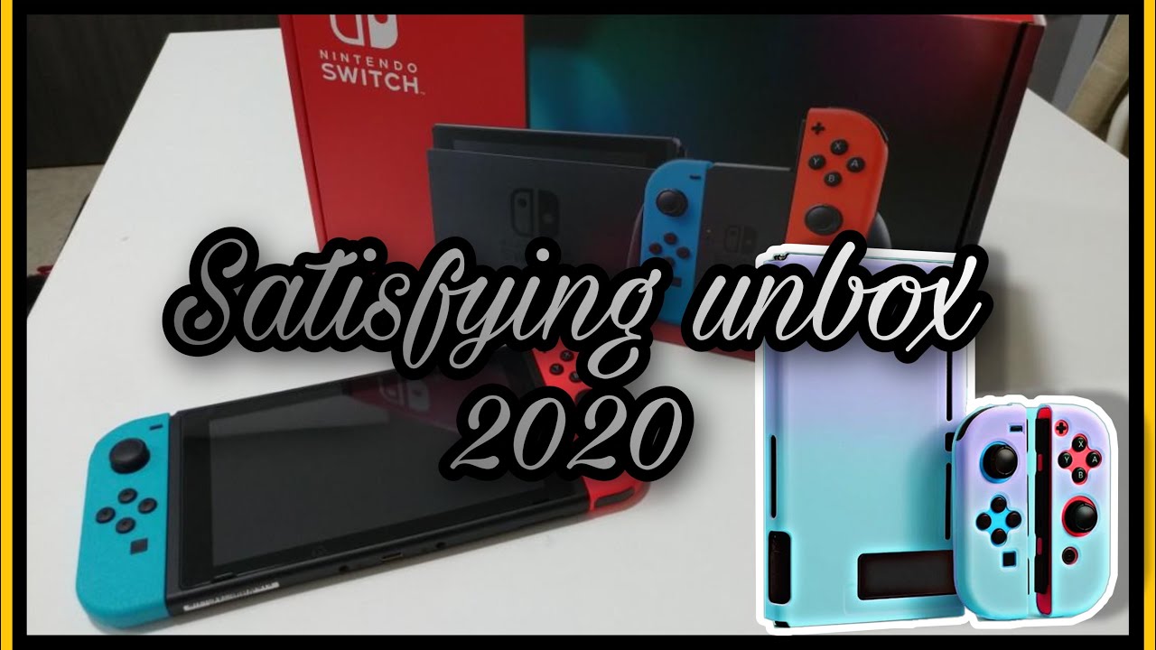 【Satisfying Unbox】Nintendo Switch v2 with matte case - YouTube