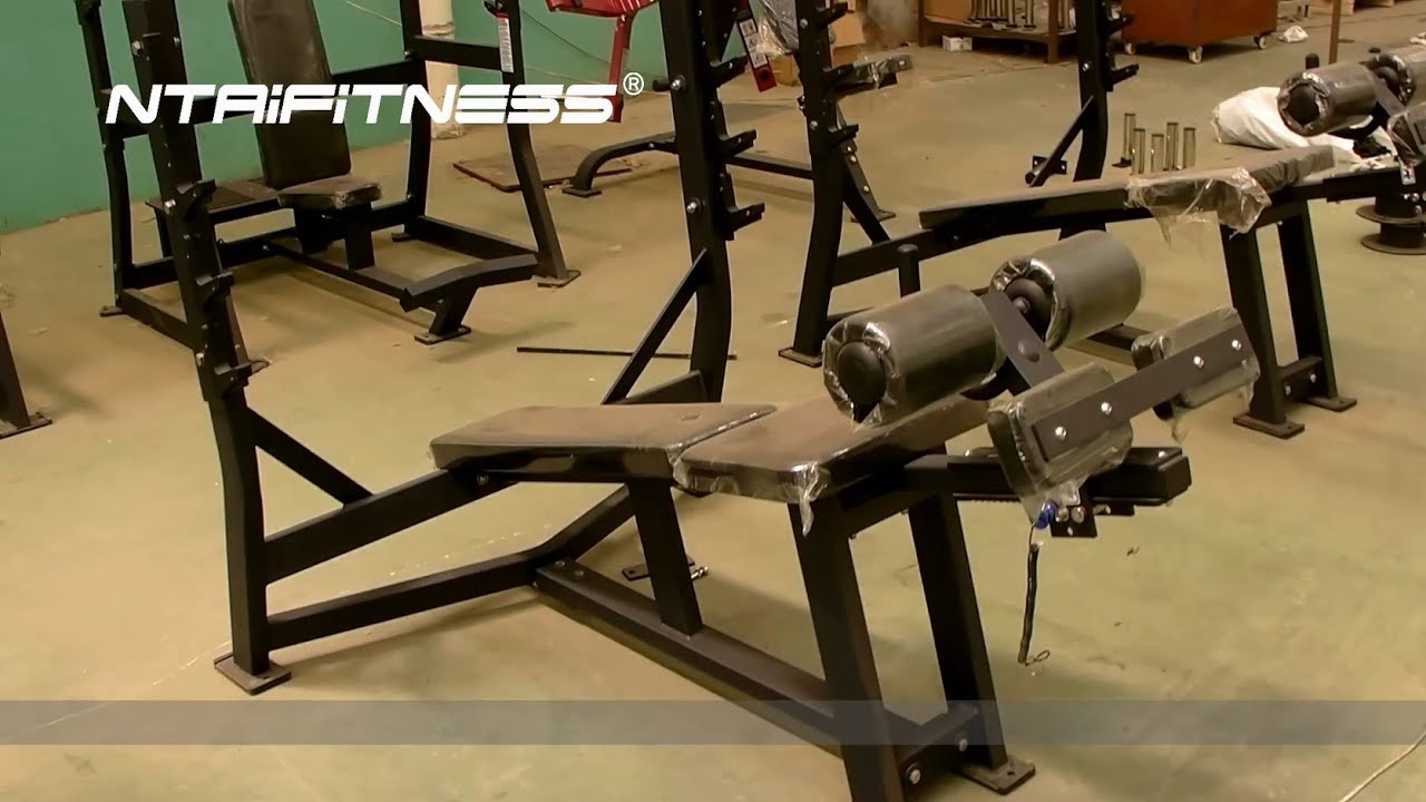 Hammer Strength Olympic Decline Bench For Sale - YouTube
