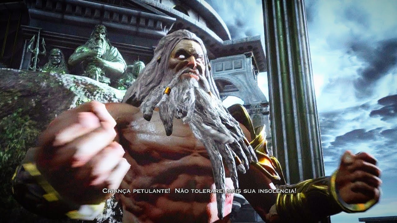 Zeus Batalha final completa God of war 3 Remastered Game Cenas Brasil ...