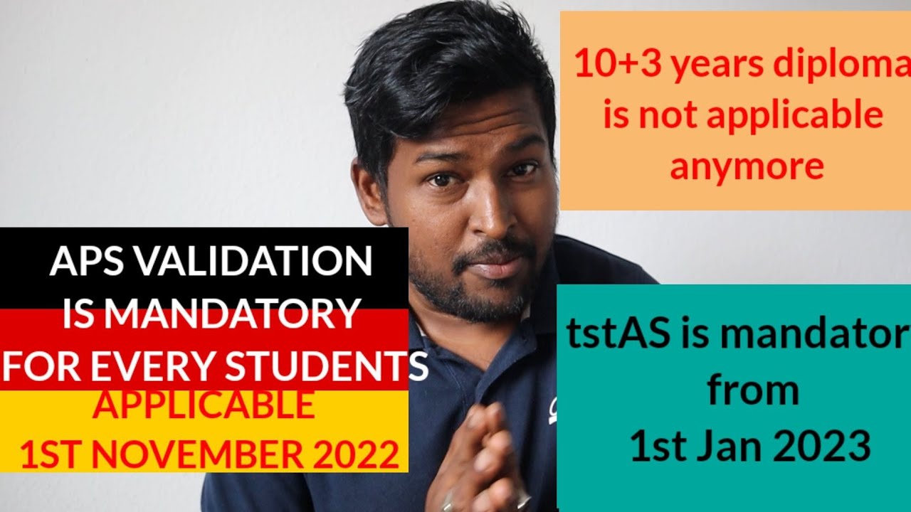 APS CERTIFICATE IS MANDATORY FOR ALL STUDENTS TO OBTAIN A VISA IN ...