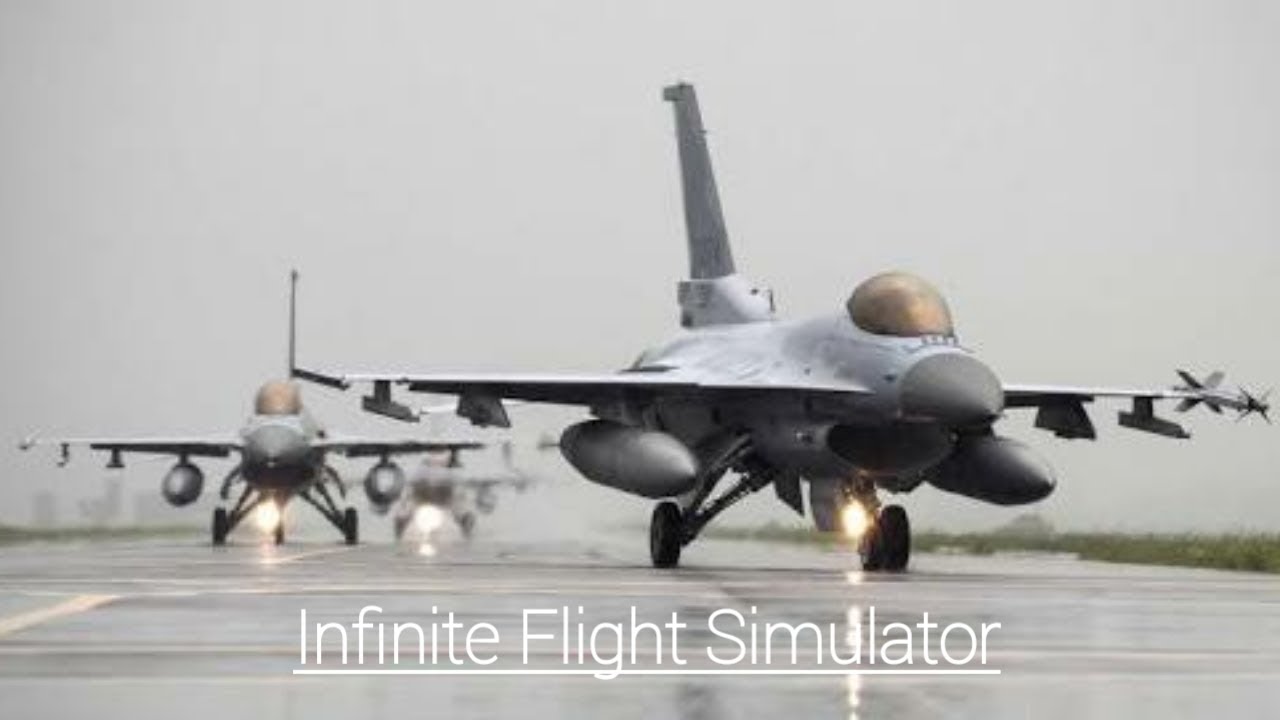 Fly the F - 16 Jet fighters in Infinite Flight Simulator - YouTube