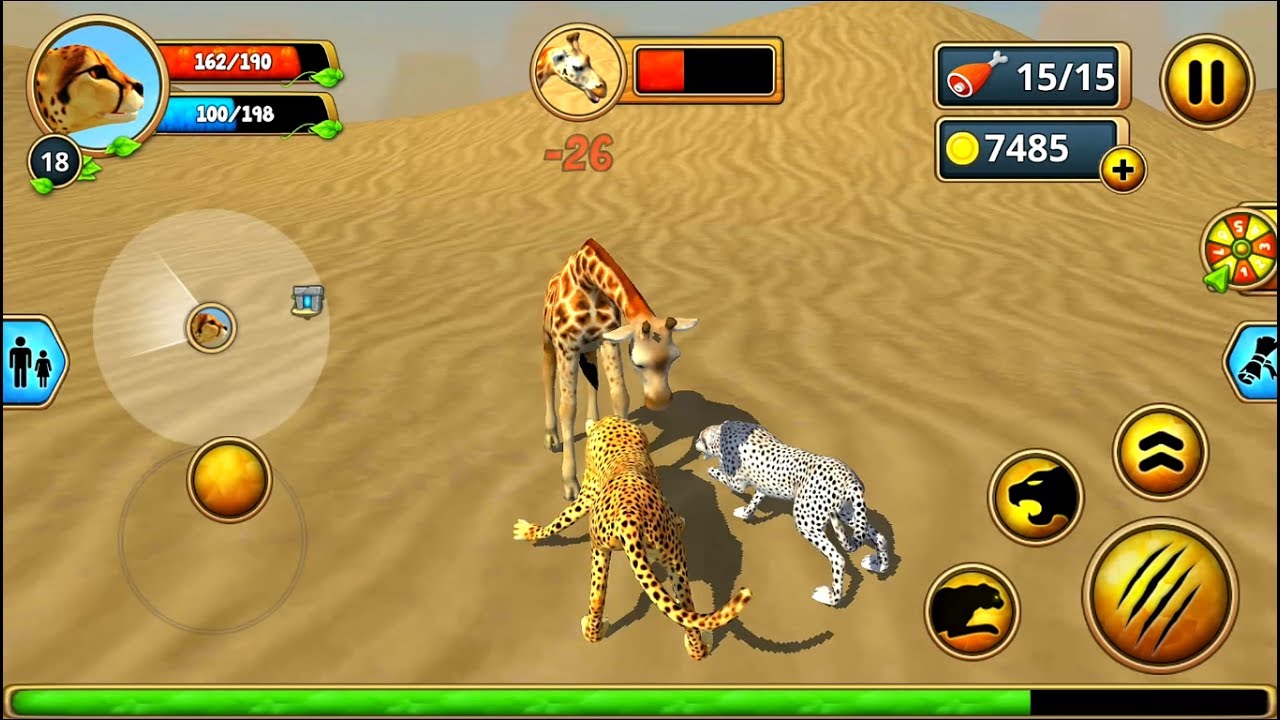 Cheetah Family Sim 3D Android Gameplay HD #9 - YouTube