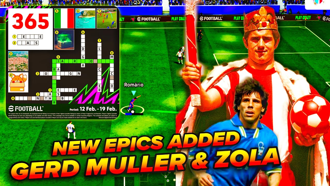 WHATS COMING TODAY? GERD MULLER & ZOLA NEW EPICS? EFOOTBALL LIVE # ...