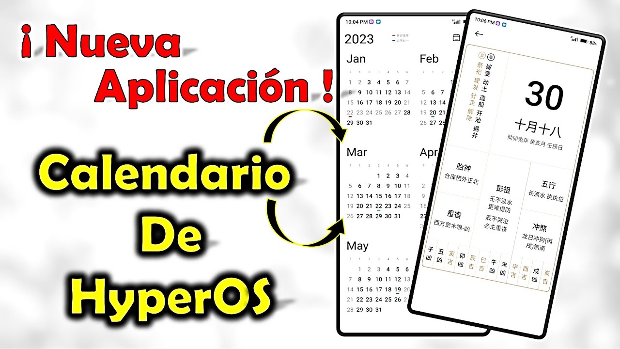 CALENDARIO DE HyperOS NUEVA APLICACIÓN | MIRA COMO SERÁ TU NUEVO ...