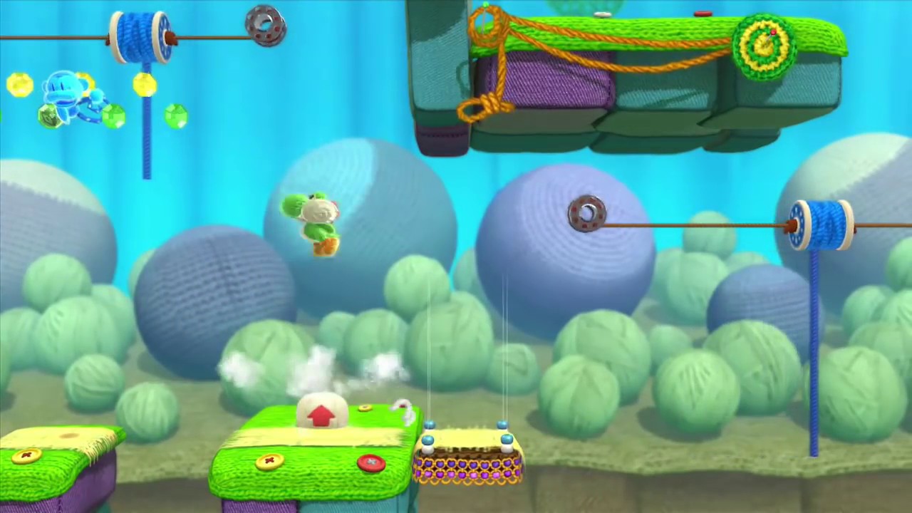 Yoshi's Woolly World All Power Badges and Mellow Mode - YouTube