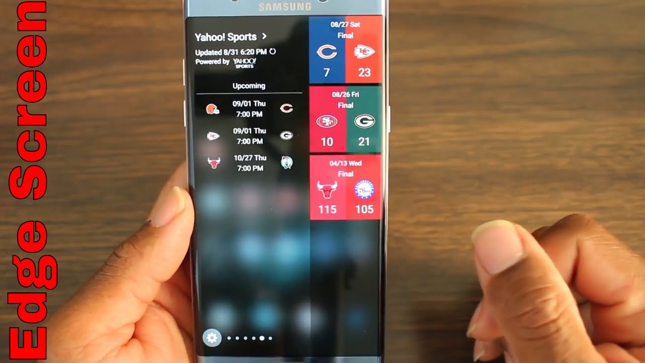 Samsung Galaxy Note 7 New Edge Screen Features - YouTube
