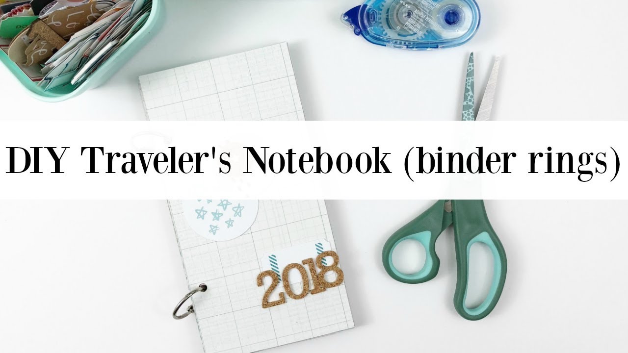 DIY Traveler's Notebook (Binder Rings) - YouTube