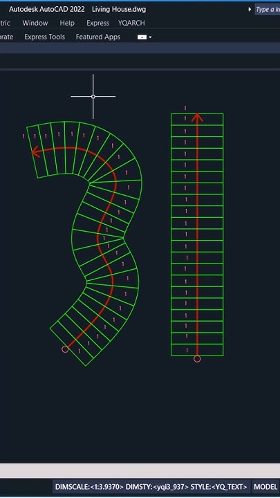 🤯 AutoCAD Stair Hack| PERFECT Tread Numbers in SECONDS! (AutoLISP) #Shorts. - YouTube