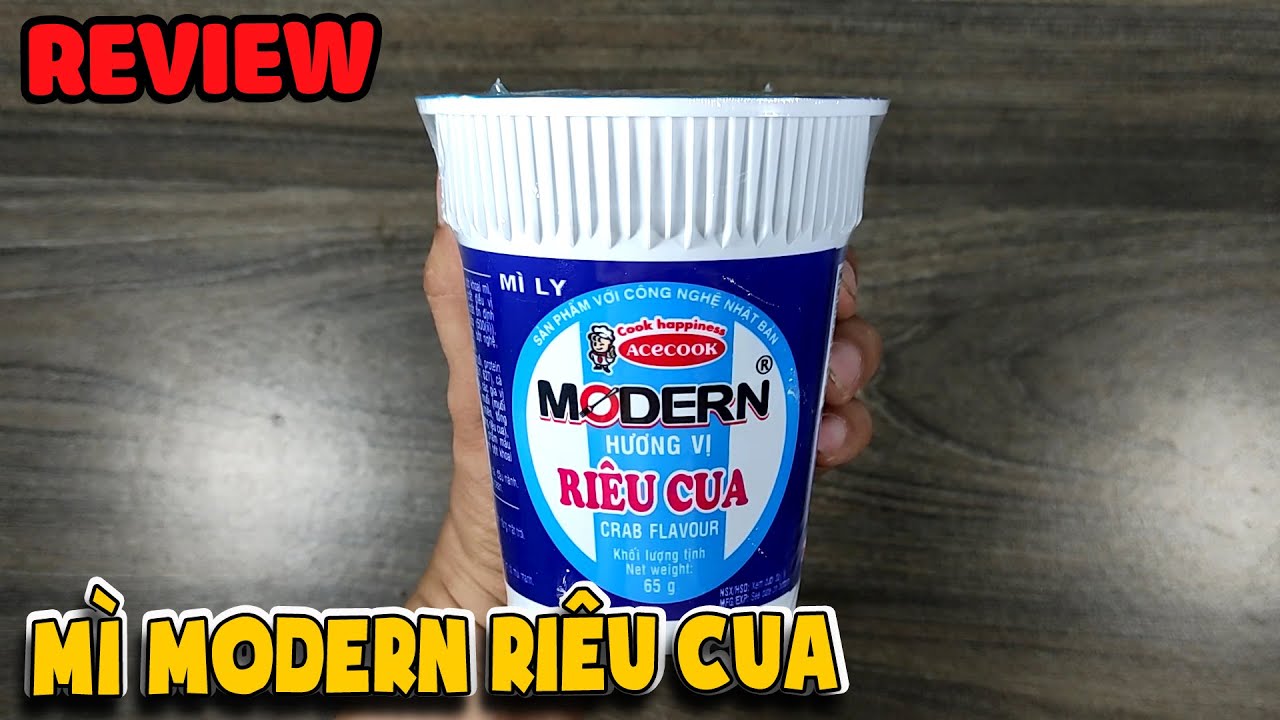 Review Mì Modern Ly Vị Riêu Cua |Thần Hóng - YouTube