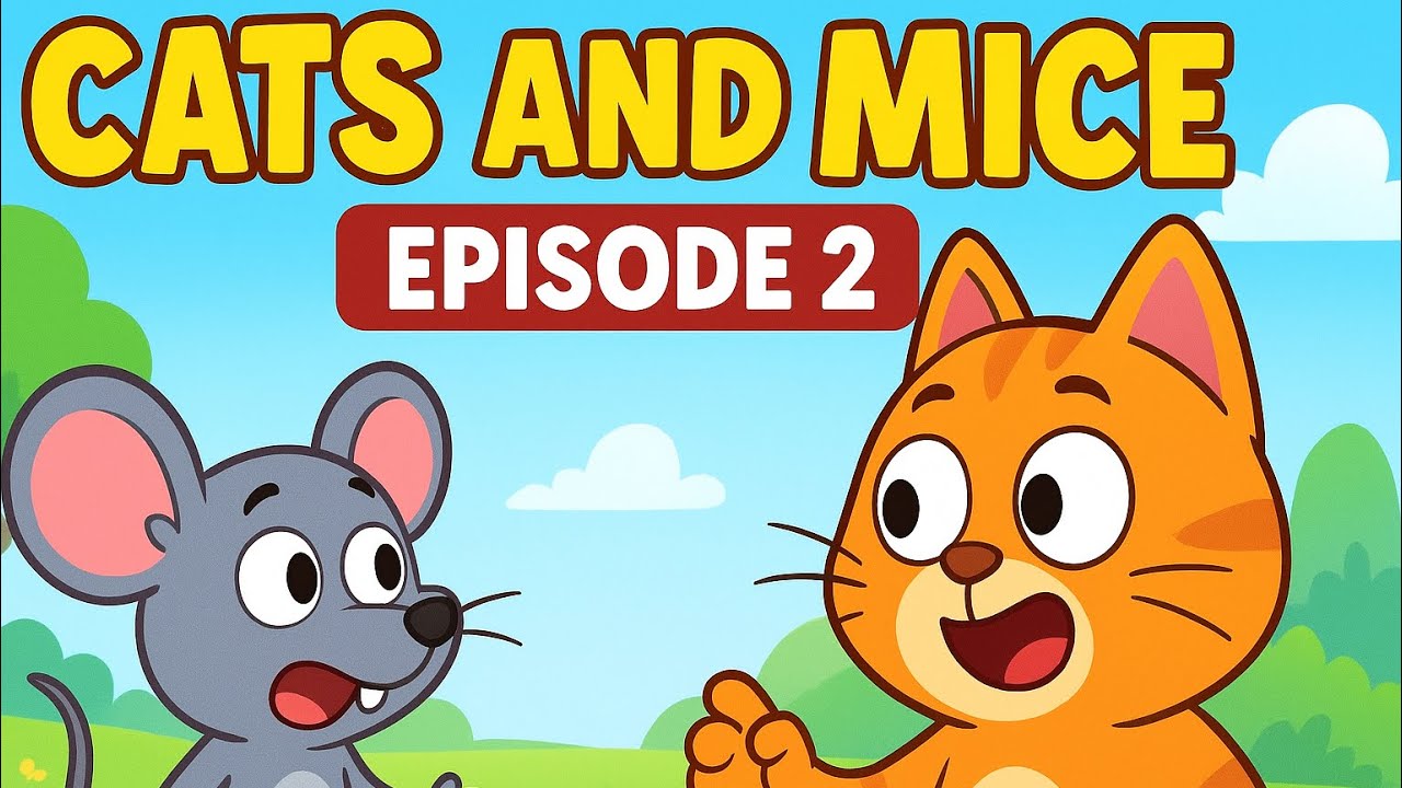 “Cats and Mice Episode 2 | Funny Kids Cartoon Adventure | Cute Animal ...