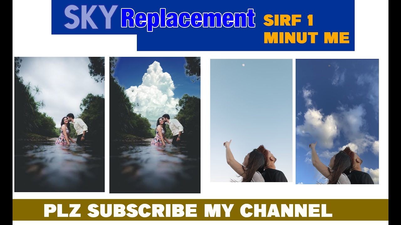 Sky Replacement Photoshop cc 2023 & Cs3 |How to Change Sky in One ...