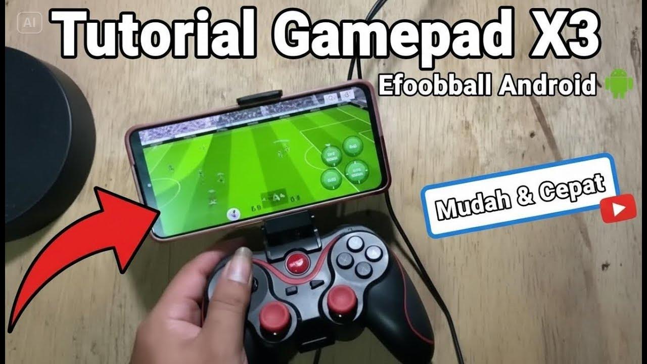 Tutorial Gamepad X3 Efootball Android - YouTube