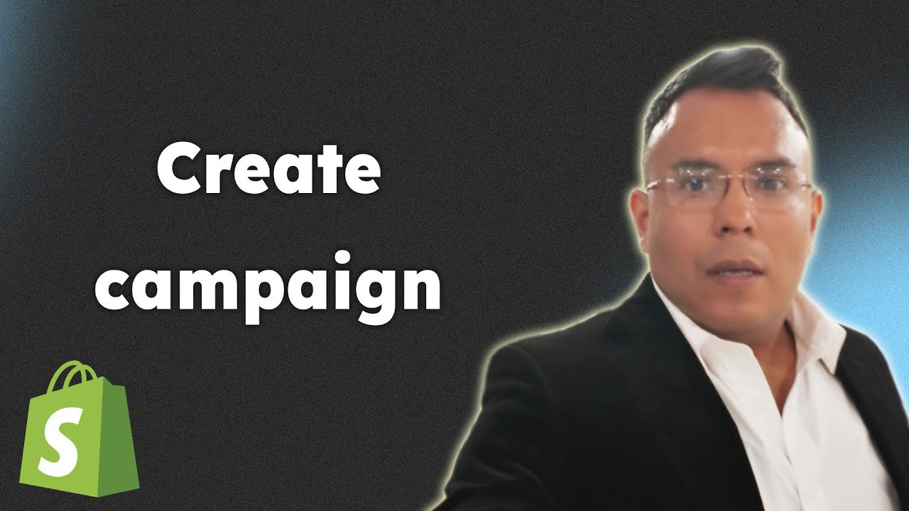 How to create campaign in Shopify 2025 - YouTube