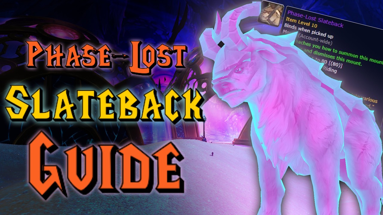 Don't Miss Out on the Phase-Lost Slateback Mount! - YouTube
