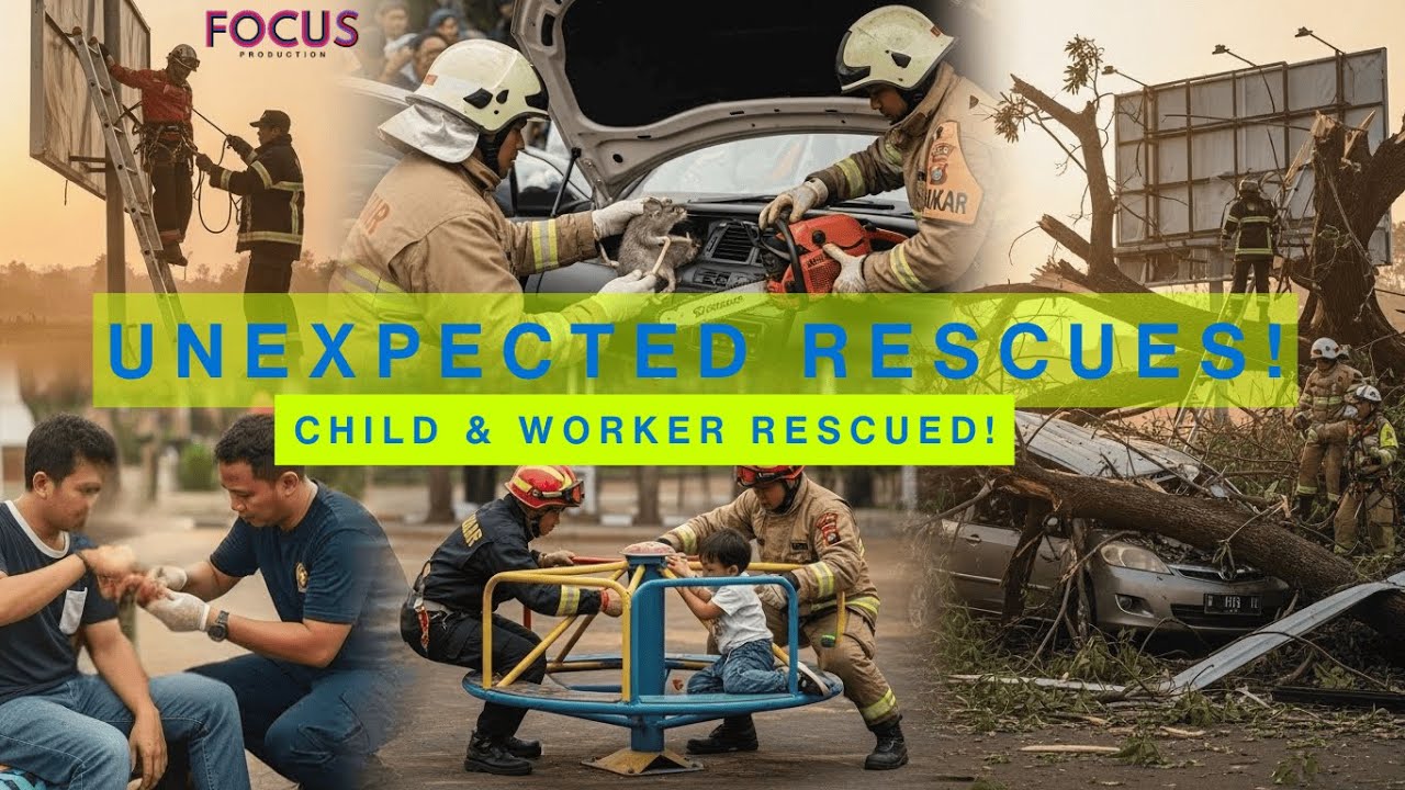 Extreme Rescue Operations! Trapped Child, Electrocuted Worker, Animal ...