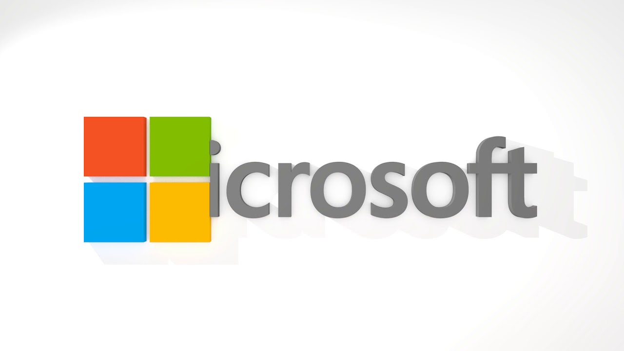 Microsoft Logo Build - YouTube