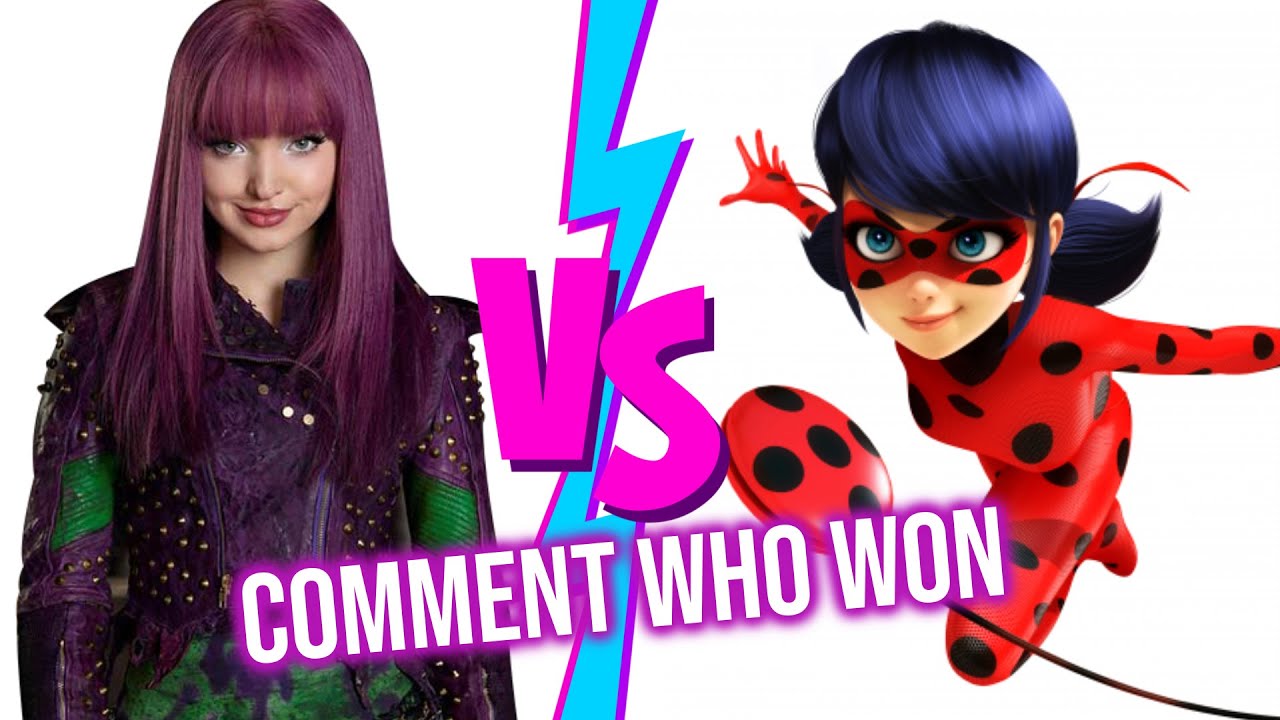 Mal vs Ladybug - PRINCESS RAP BATTLES - YouTube