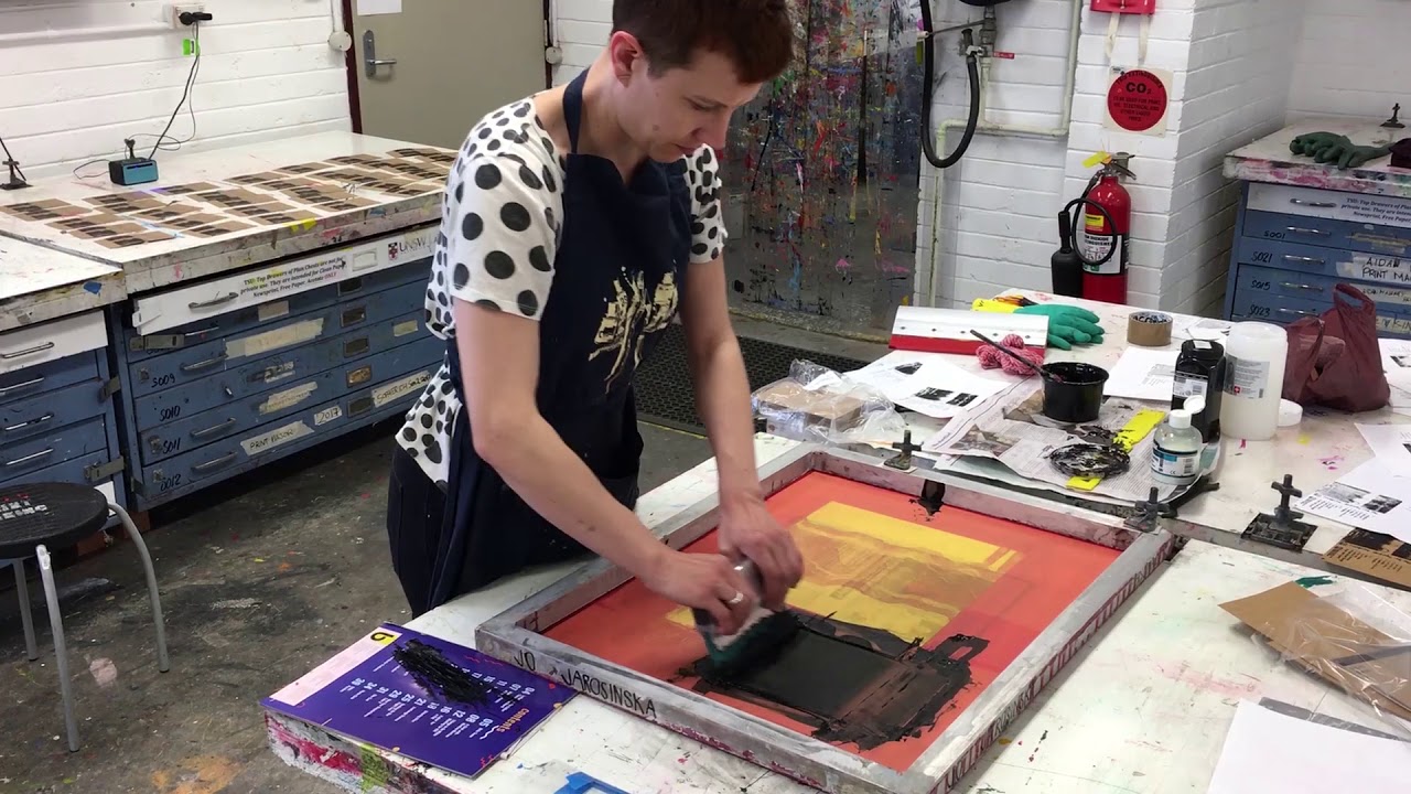 Screen Printing Echo Room ER001 Cassette - YouTube