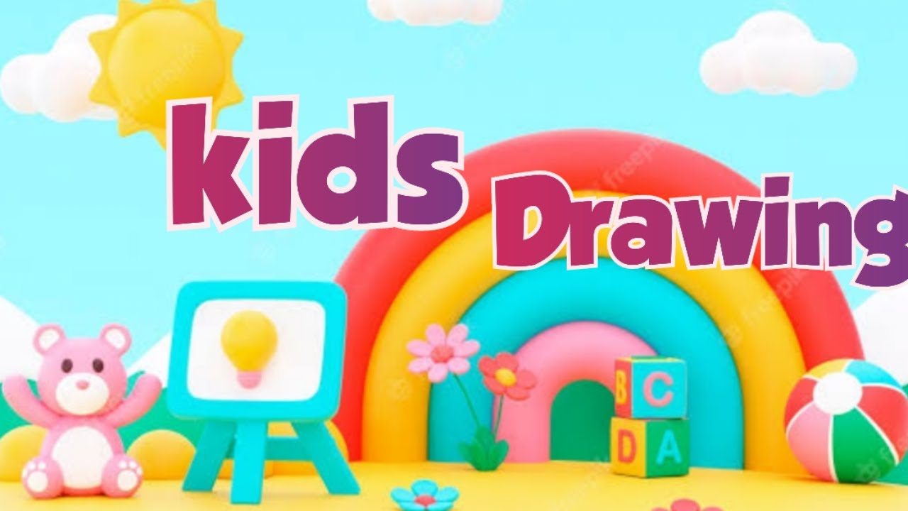 Kids drawing tutorial videos 🦕 | step by step kids DINOSAUR drawing ️ ...