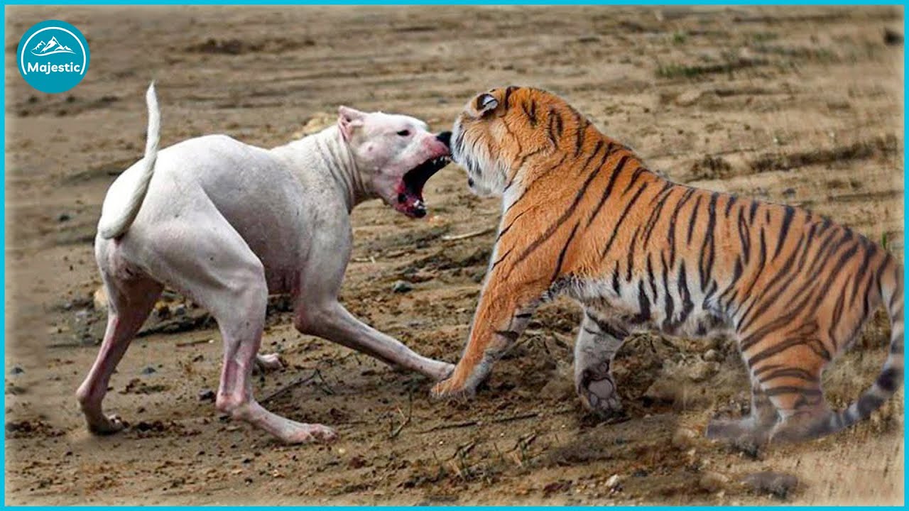 15 Moments When Dogs Are Brutally Attacked By Tigers, Leopards, And ...