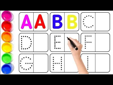 a for apple, b for ball, abcd alphabet, phonic sound, angrezi varnamala ...