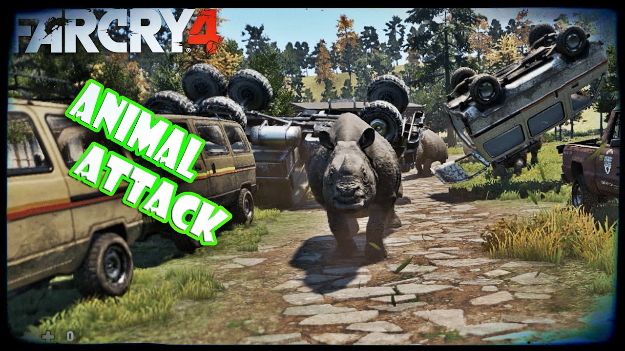 Far Cry 4 Animal Attacks (Epic Moments) By TGamingK - YouTube