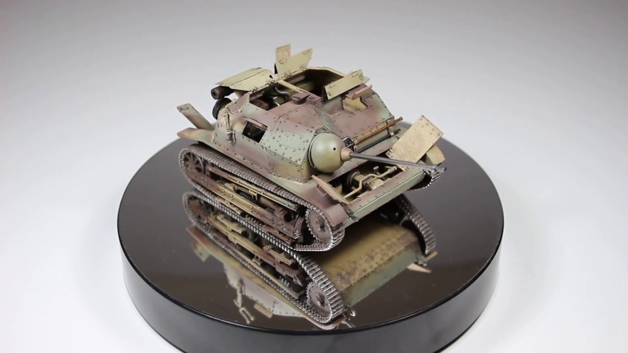 TKS Polish Tankette with 20mm gun - YouTube