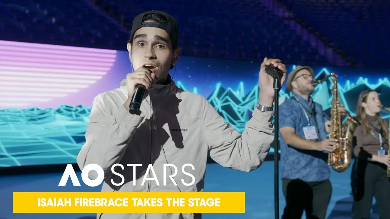 Isaiah Firebrace Takes The Stage | Australian Open 2022 | AO Stars ...
