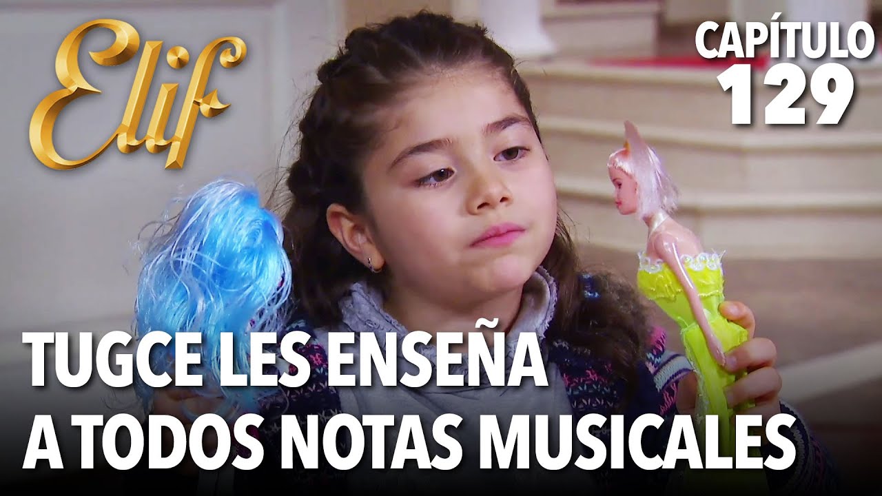 Tugce les enseña a todos notas musicales | Elif Capitulo 129 - YouTube