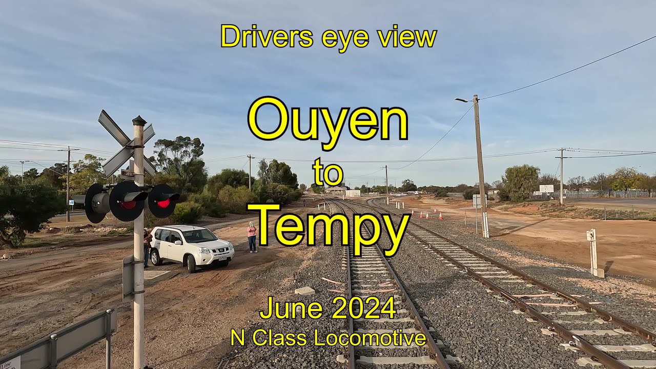 Drivers eye view, Ouyen to Tempy, June 2024 - YouTube