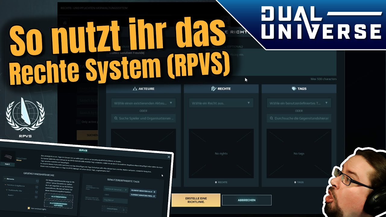 Dual Universe | So nutzt ihr das Rechte System (RPVS) richtig | Guide ...