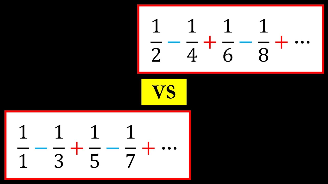 Alternating Harmonic Series, Even and Odd - YouTube