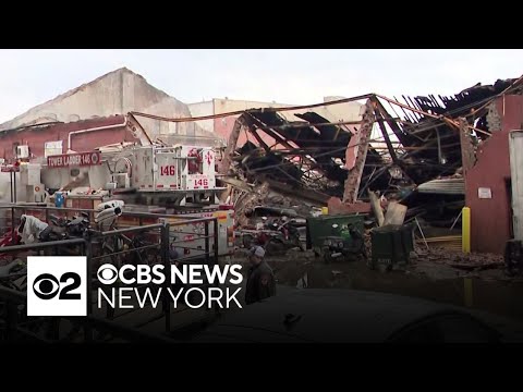 Massive Sunset Park fire reduces factory to rubble
