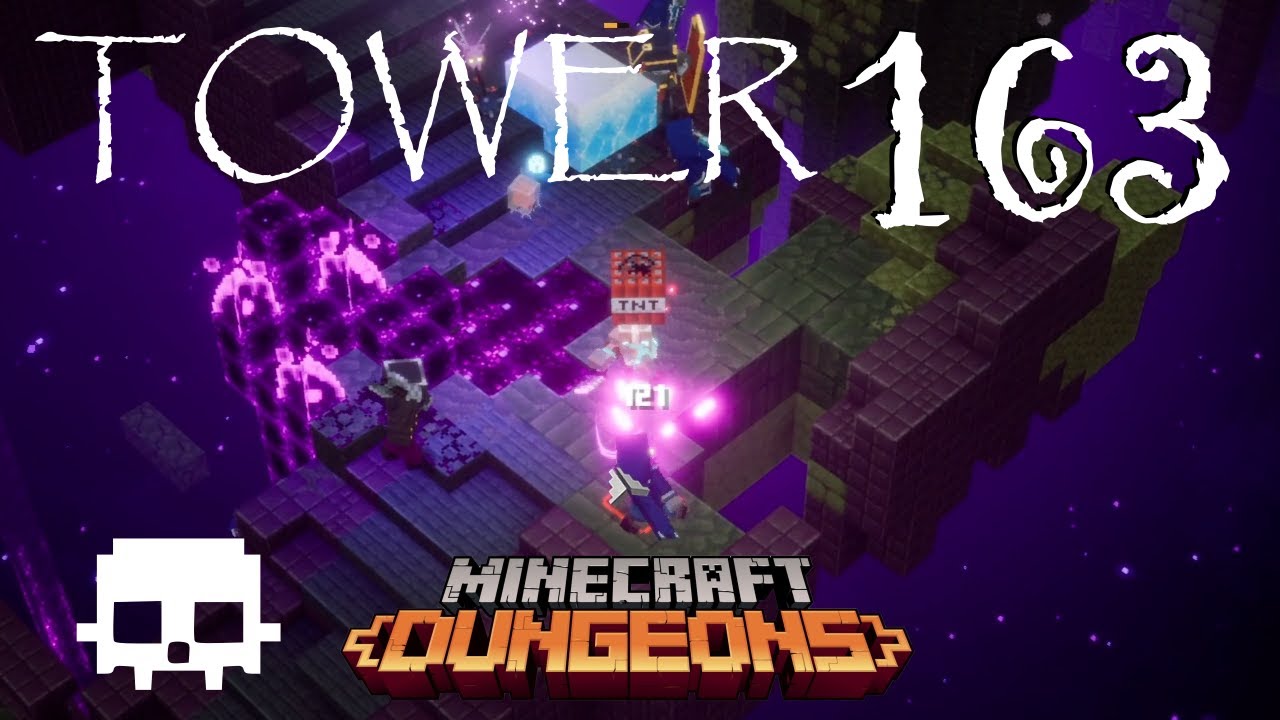 Minecraft Dungeons - Tower 163 (Default) (No Commentary Gameplay) - YouTube