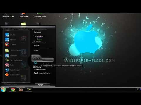 Descargar Cursor Neón Azul para Windows 7 - YouTube