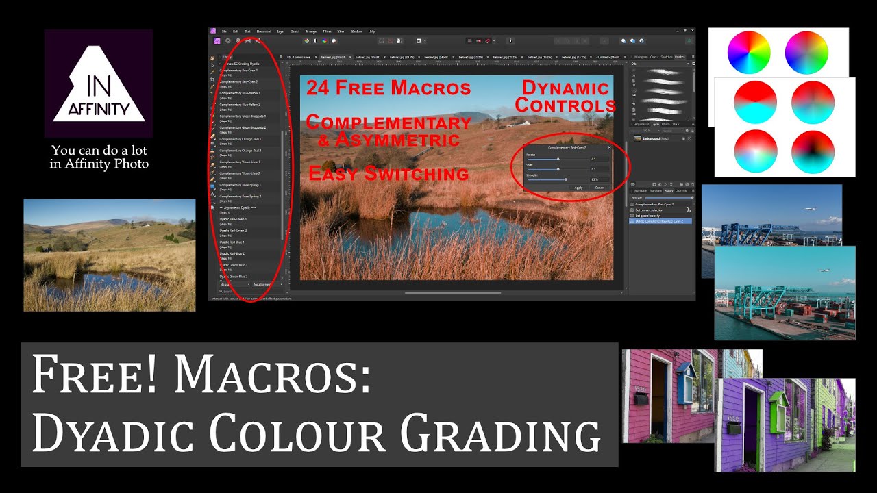 Free! Macros: Dyadic Colour Grading (Complementary and Asymmetric ...