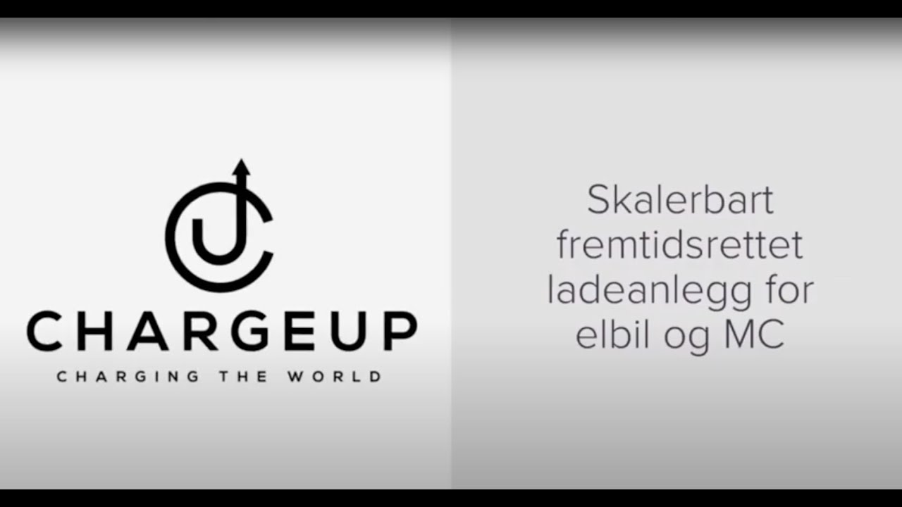 Moderne ladeanlegg med betalingsløsning for elbil og MC | ChargeUp - YouTube