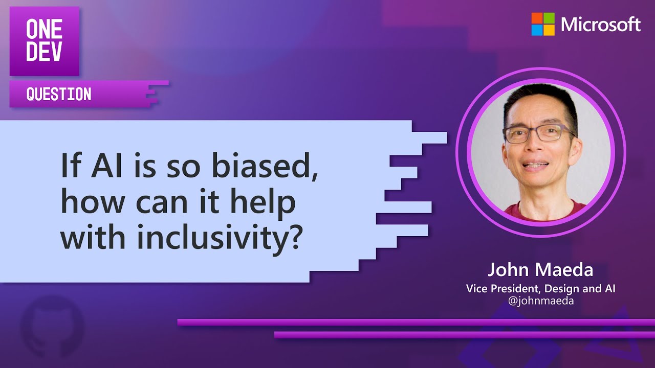 If AI is so biased, how can it help with inclusivity? - YouTube