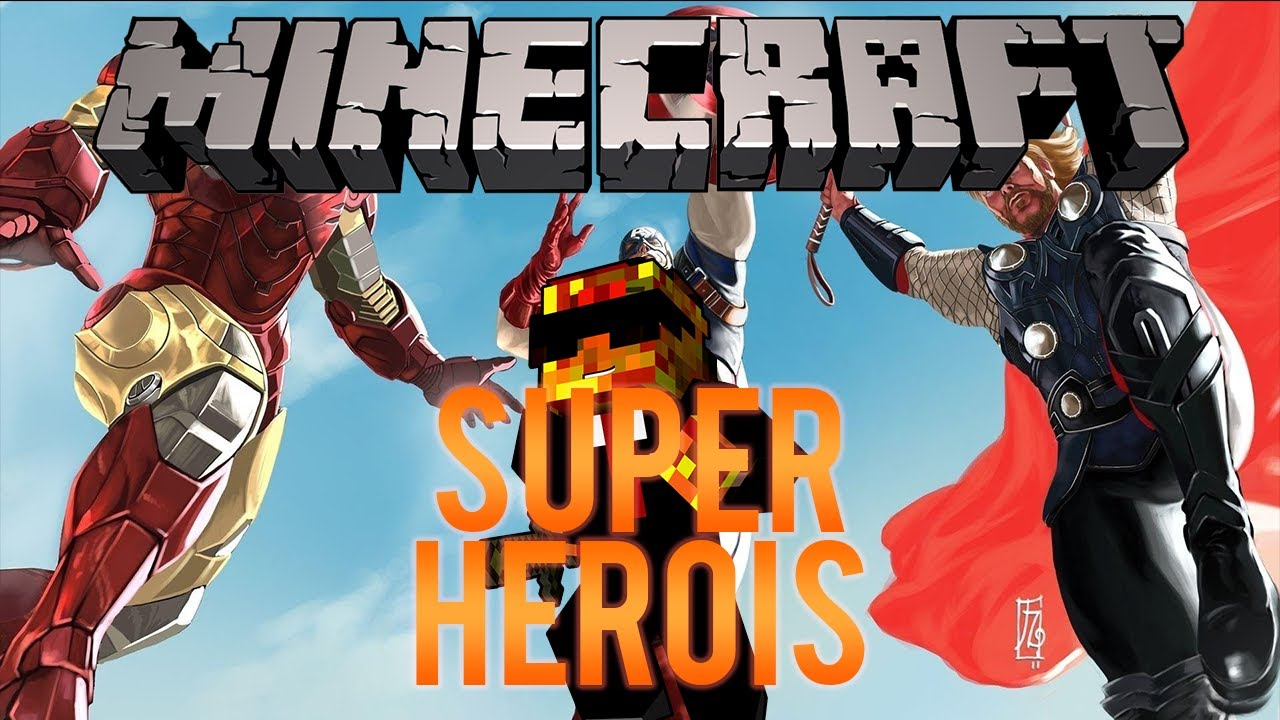 MINECRAFT MODS - AVENGERS! SUPER HERÓIS! - YouTube