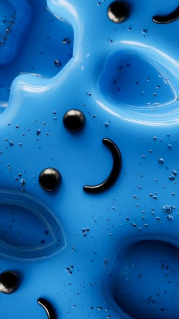 Blue glossy slime #shorts #slime #viral - YouTube