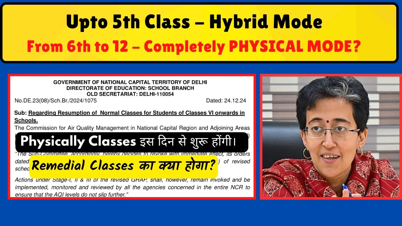 Physical Mode में क्लास शुरू | दिल्ली में ऑनलाइन क्लास बंद? बच्चे और ...