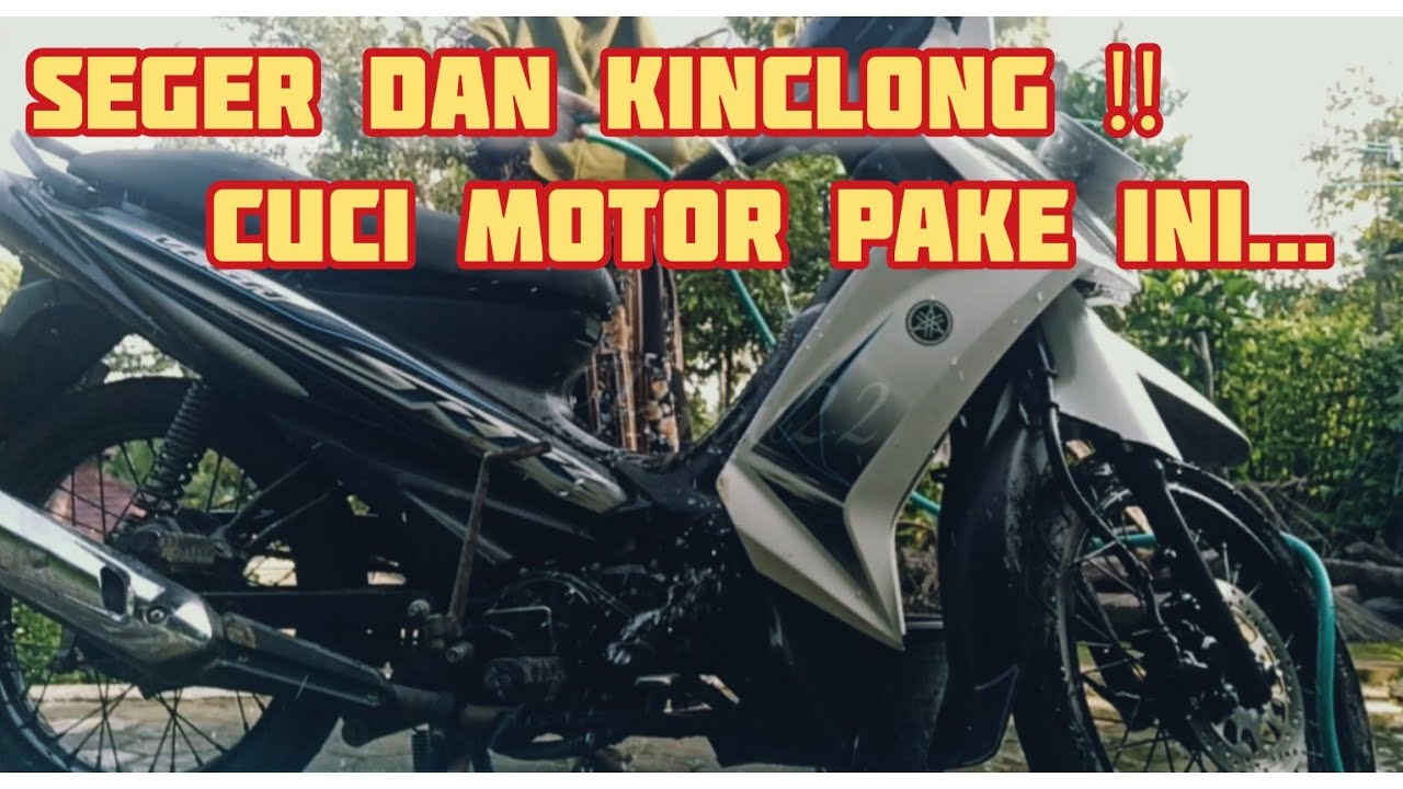 SEGER‼️PAGI CERAH CUCI SEPEDA MOTOR - YouTube
