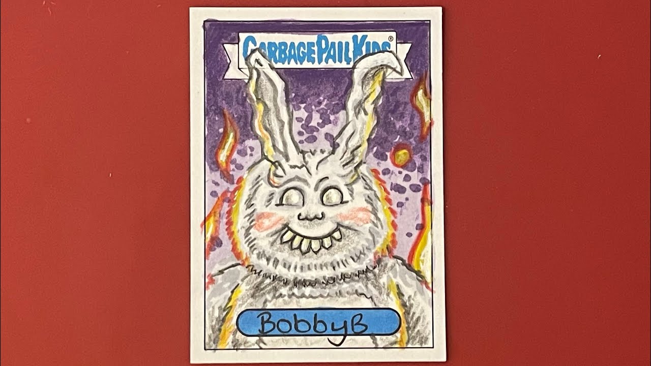 Garbage pail kids - Bookworm’s Sketch Card - Deadly Donnie - by Bobby B ...