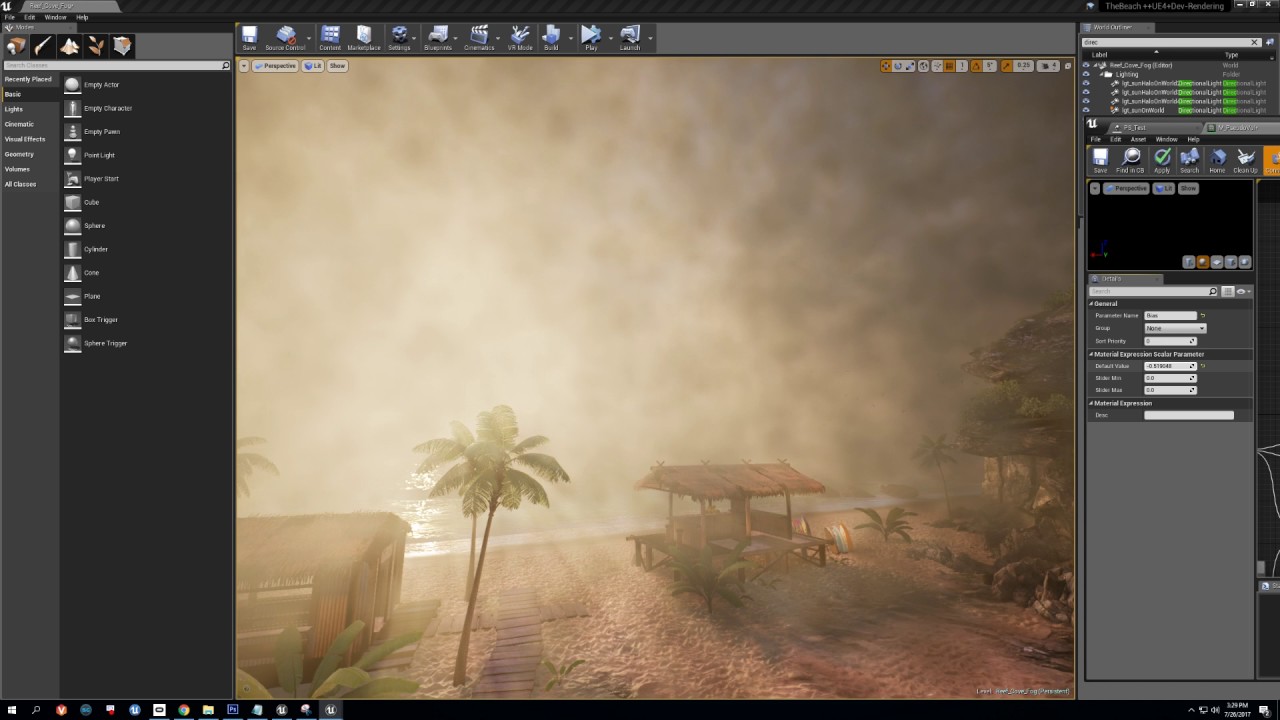 Volumetric Fog Experiment In Ue4 Youtube