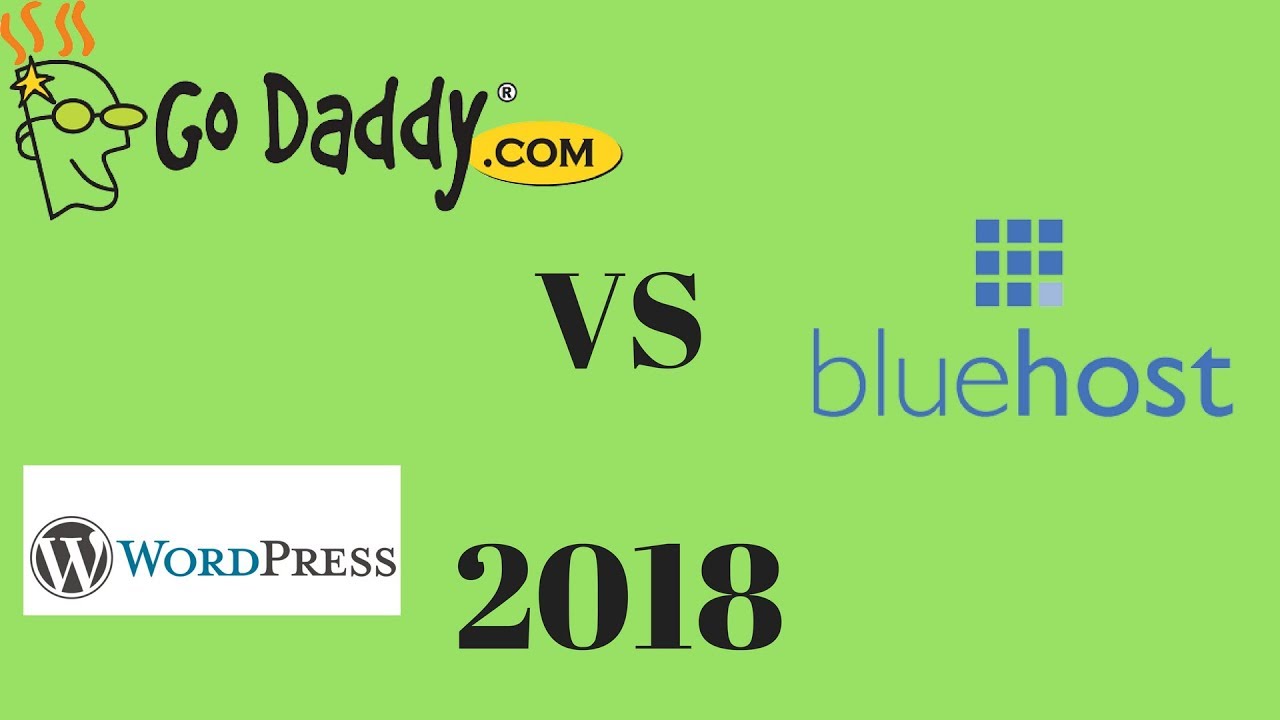 go daddy vs Bluehost! Which one to choose for Wordpress hosting? - YouTube