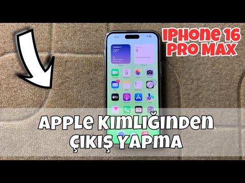 iPhone 16 pro max'tan Apple Hesabından / Apple Kimliğinden Çıkış Yapma