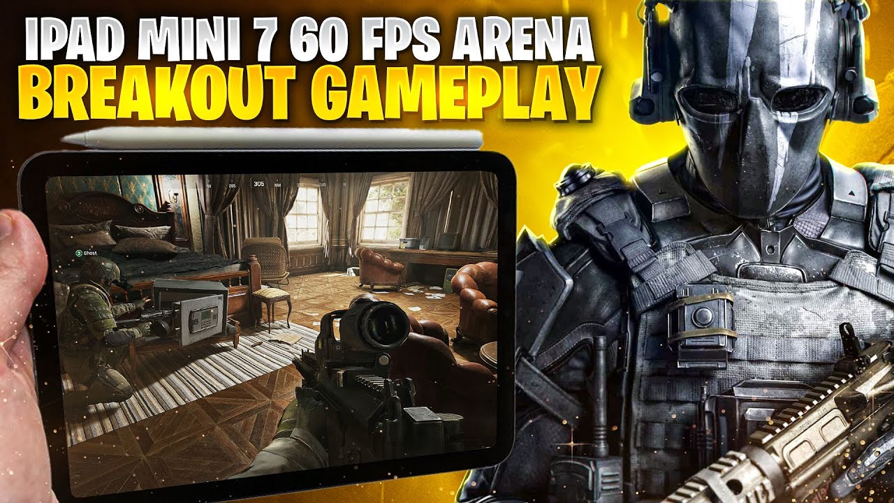 iPad Mini 7 60 FPS😑Arena BreakOut Gameplay TDM!!#ArenaBreakout # ...