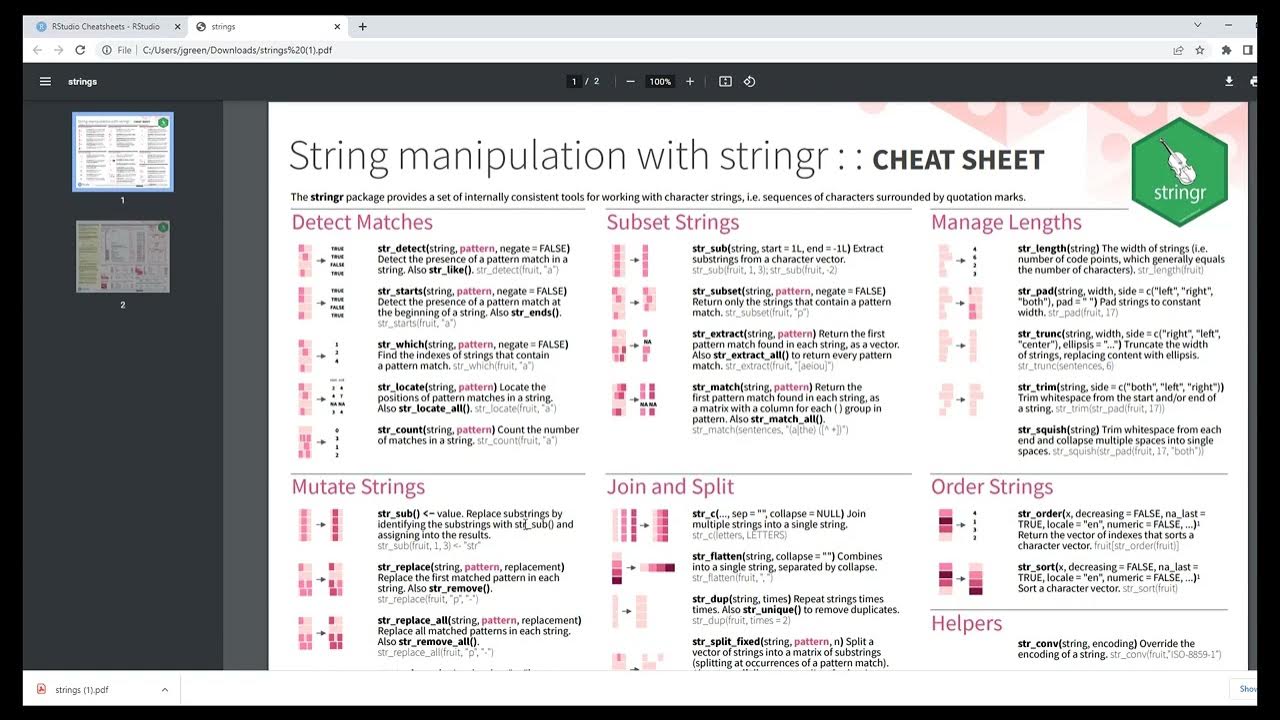 Video 12 Text Regular Expressions Stringr Youtube